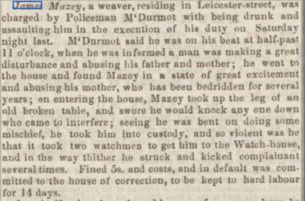 James Mazey…black sheep? – Things you didn't know about my family